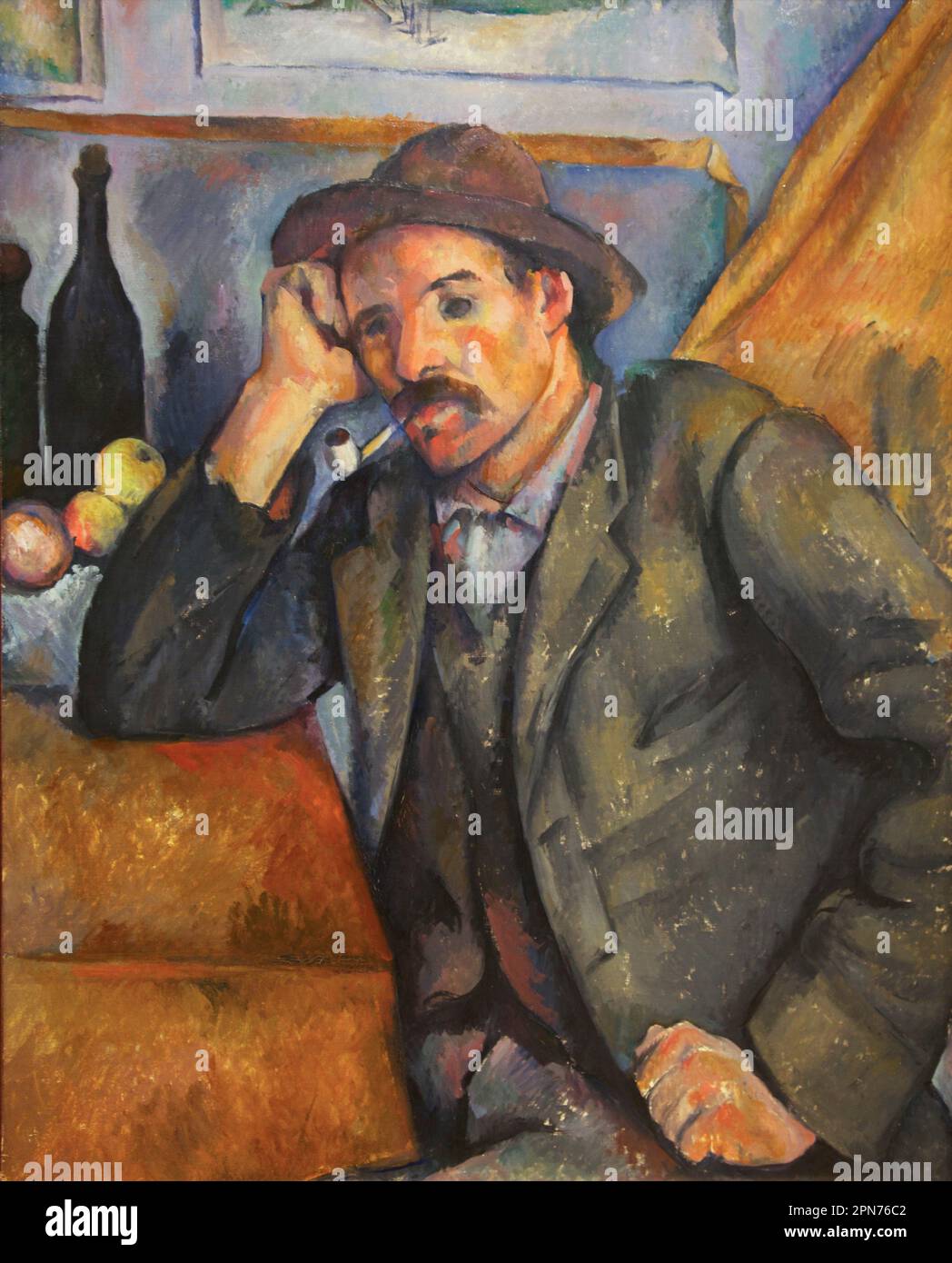 The Smoker, circa 1890-1892, Paul Cezanne, Courtauld Gallery, London ...