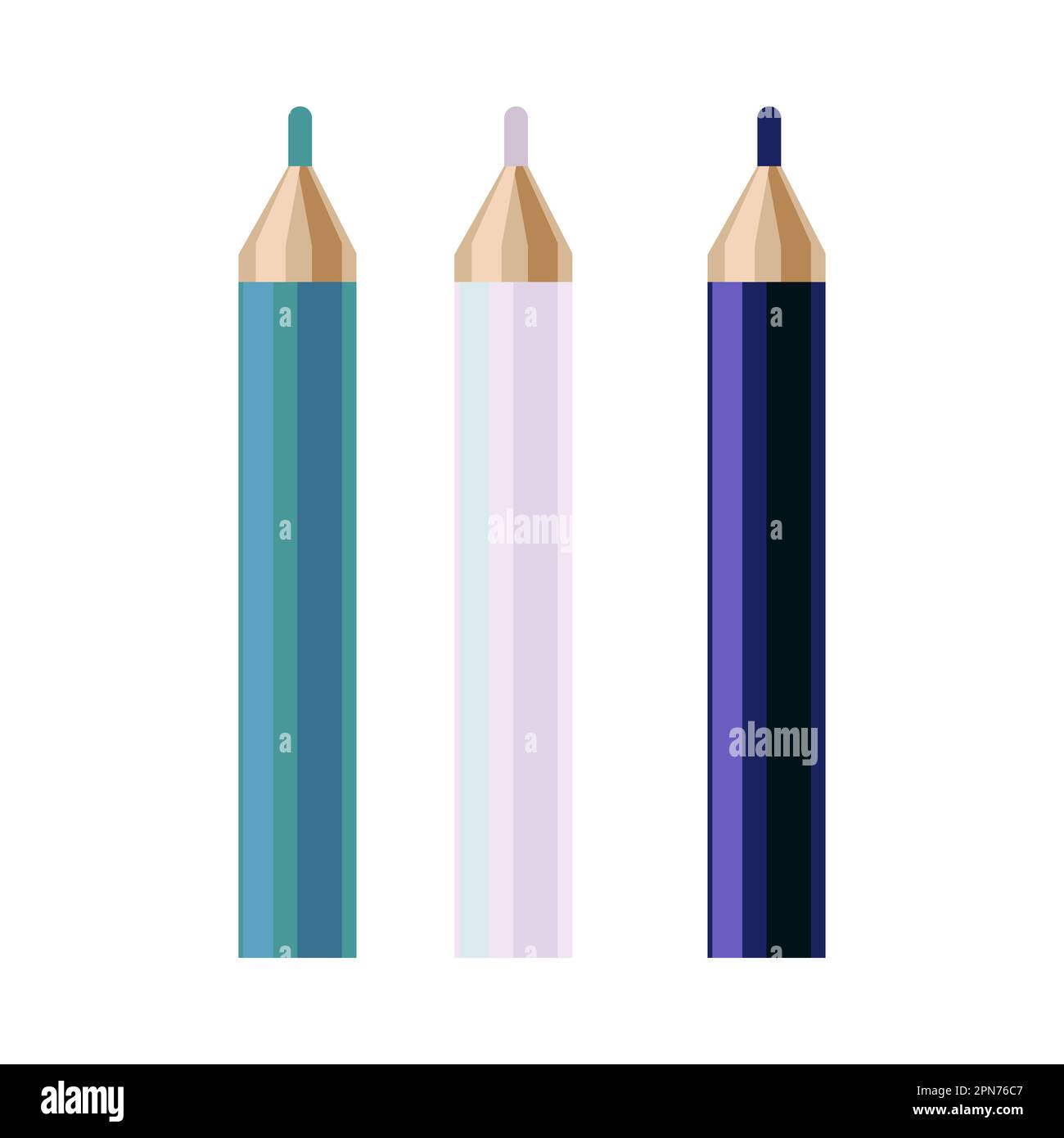 Colorful marking pens vector illustration Stock Vector Image & Art - Alamy
