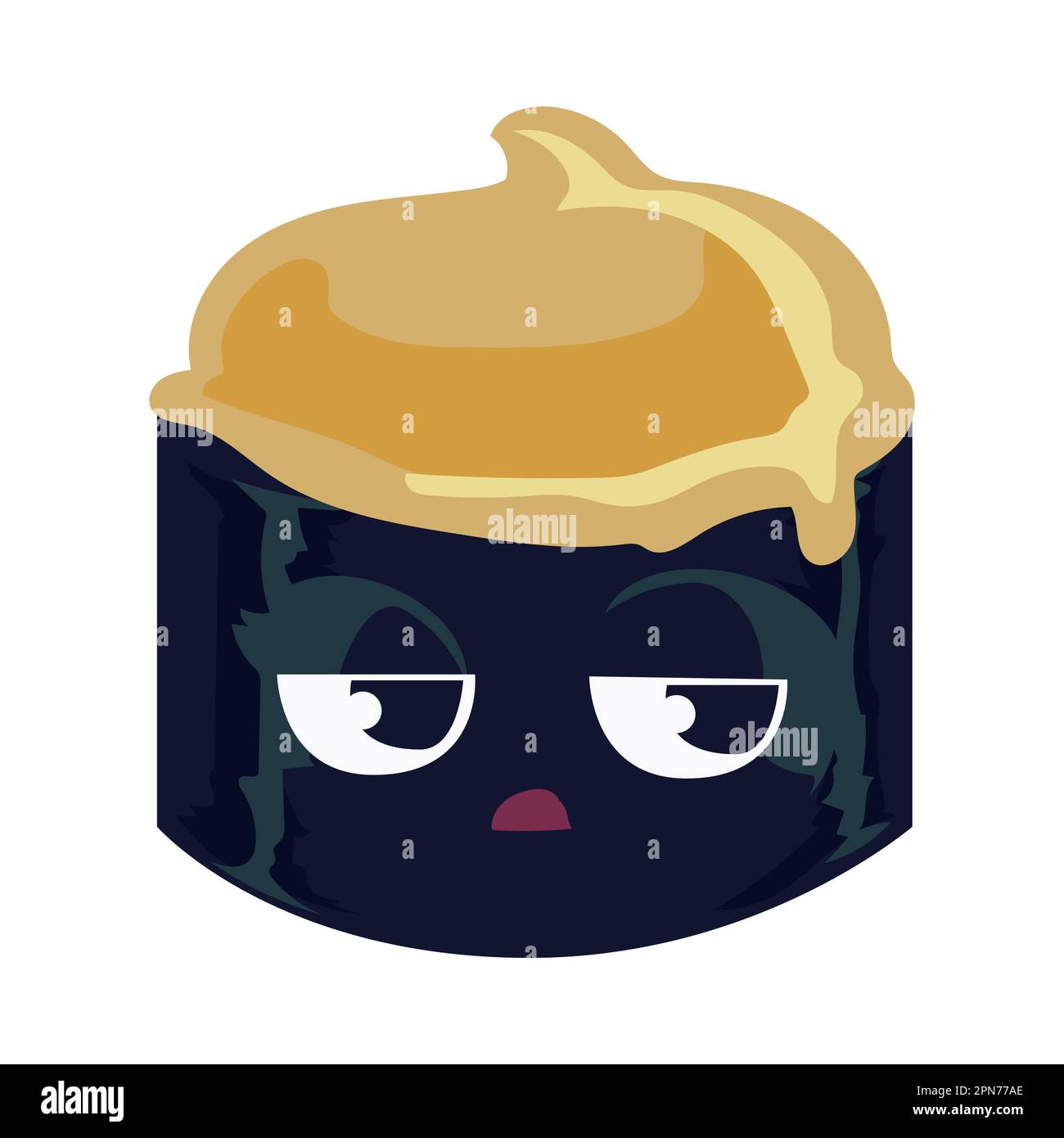 Baked maki roll Stock Vector Image & Art - Alamy