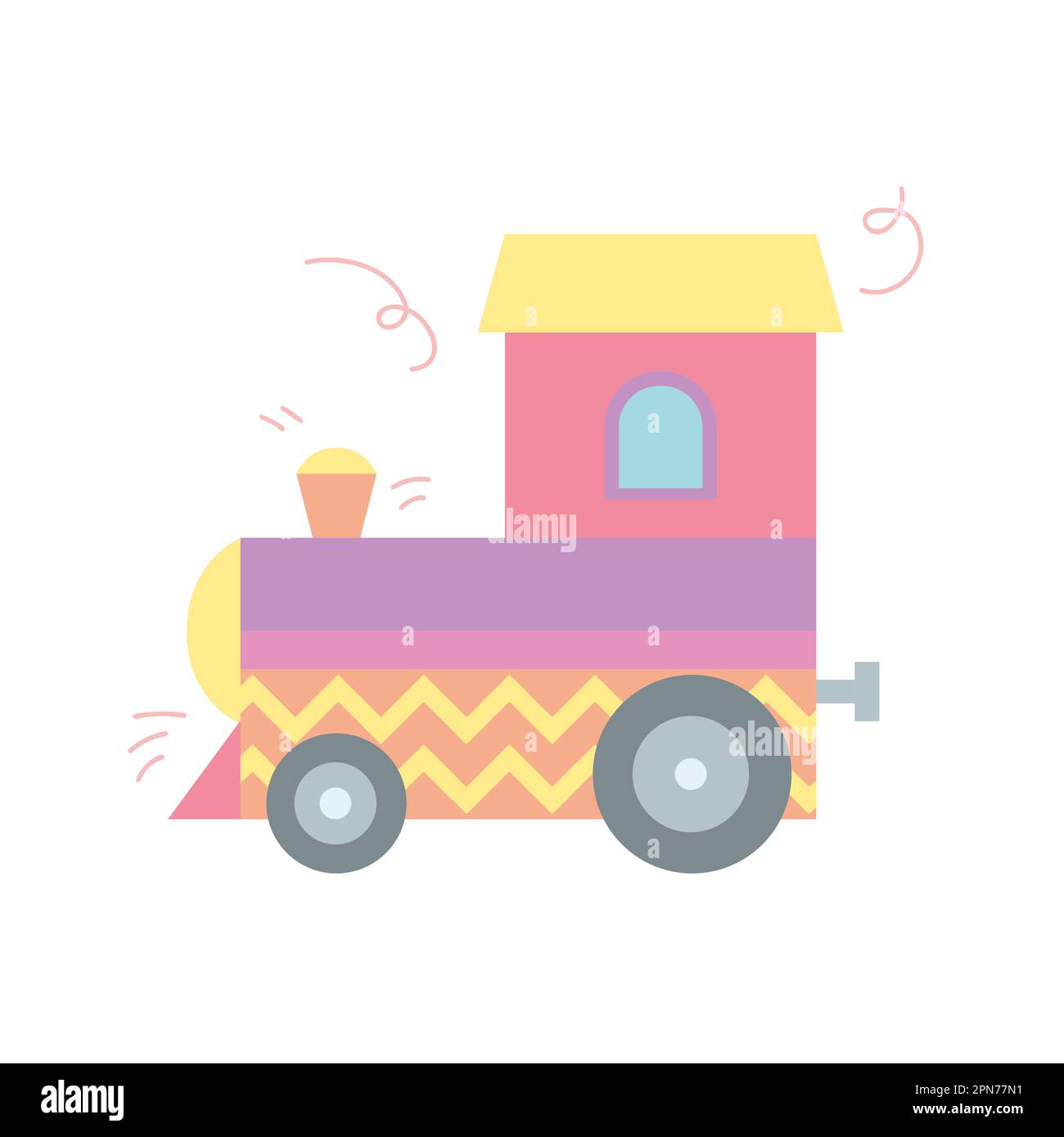 Head car of alphabet train with animals Stock Vector Image & Art - Alamy