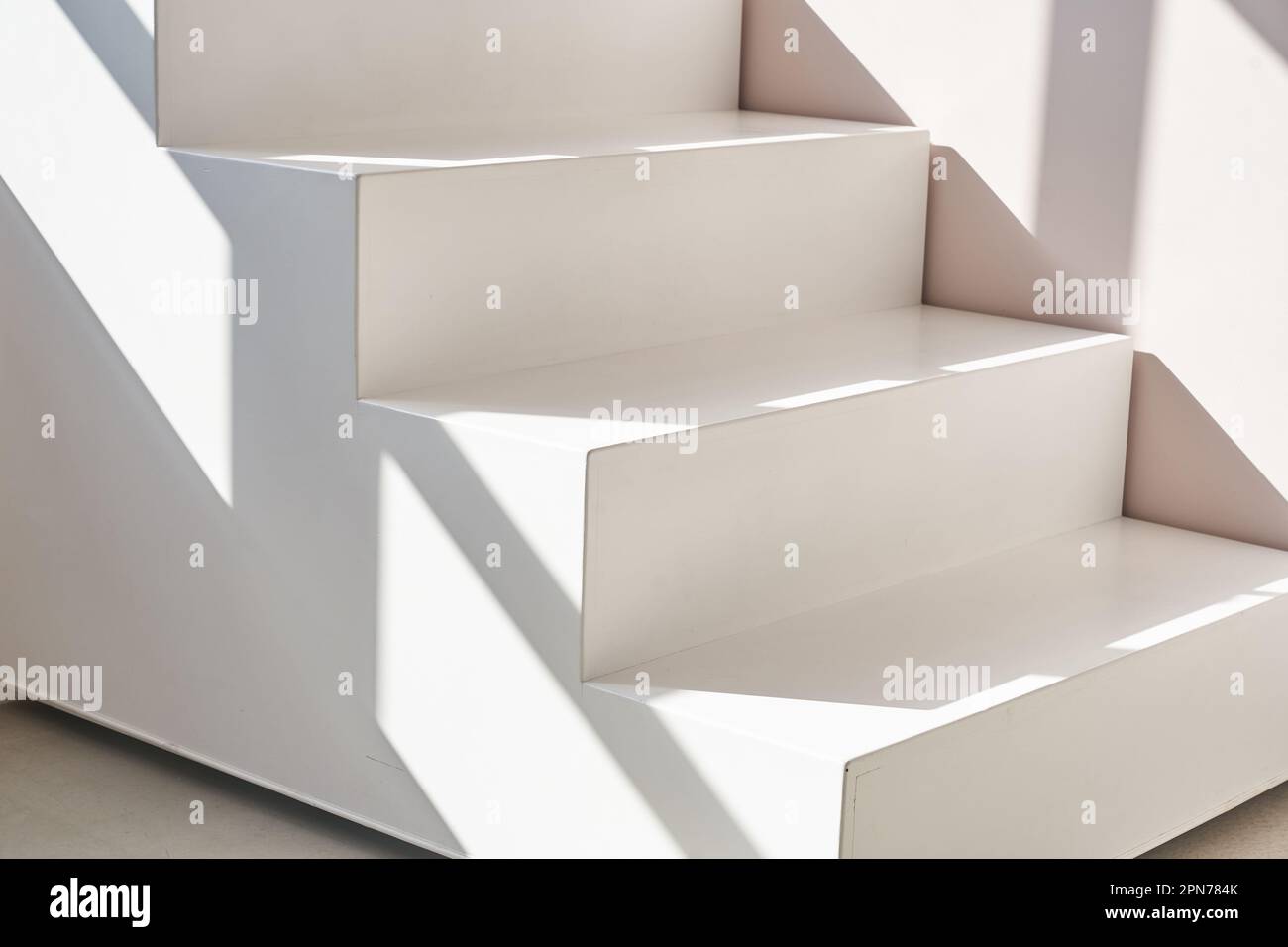 Stairs podium, stairs platform. Podium with stairs . Studio room ...