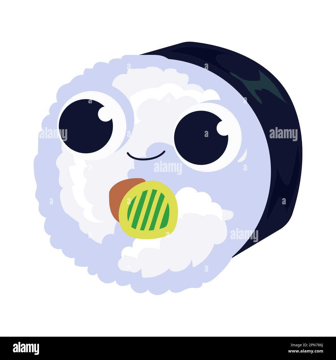 Cute round roll Stock Vector Image & Art - Alamy