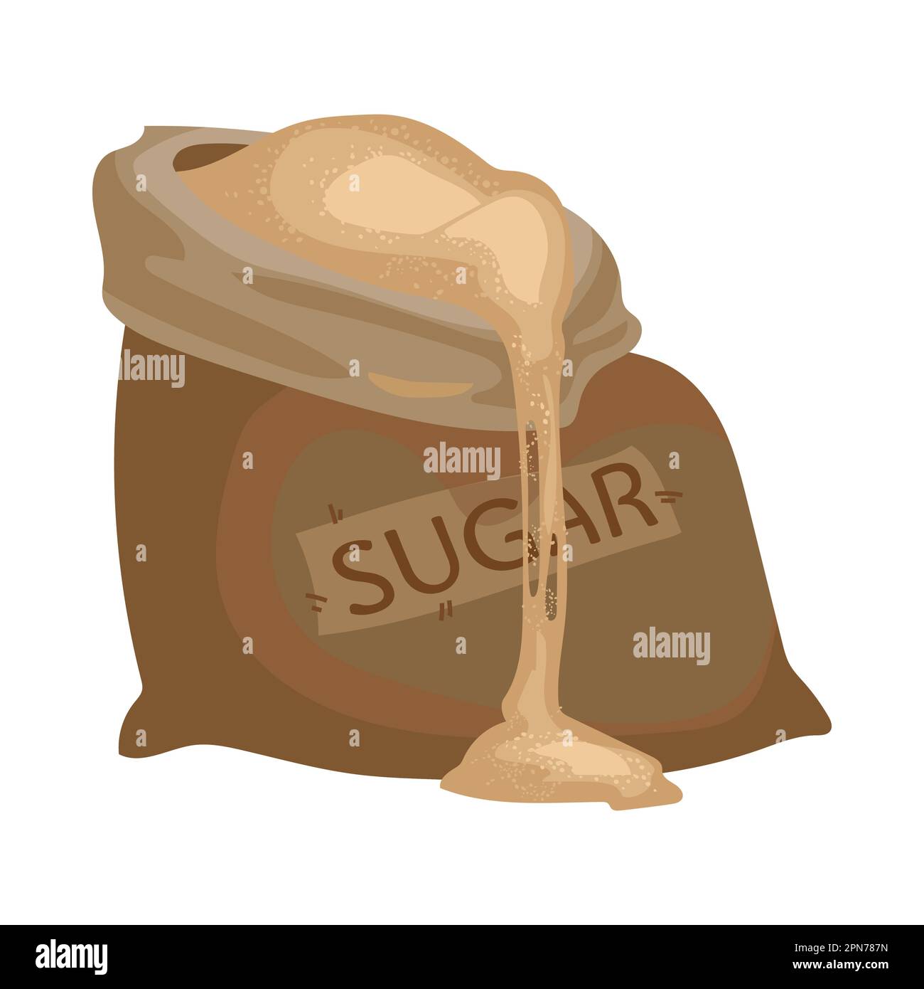 Granulated sugar bag Stock Vector Images - Alamy