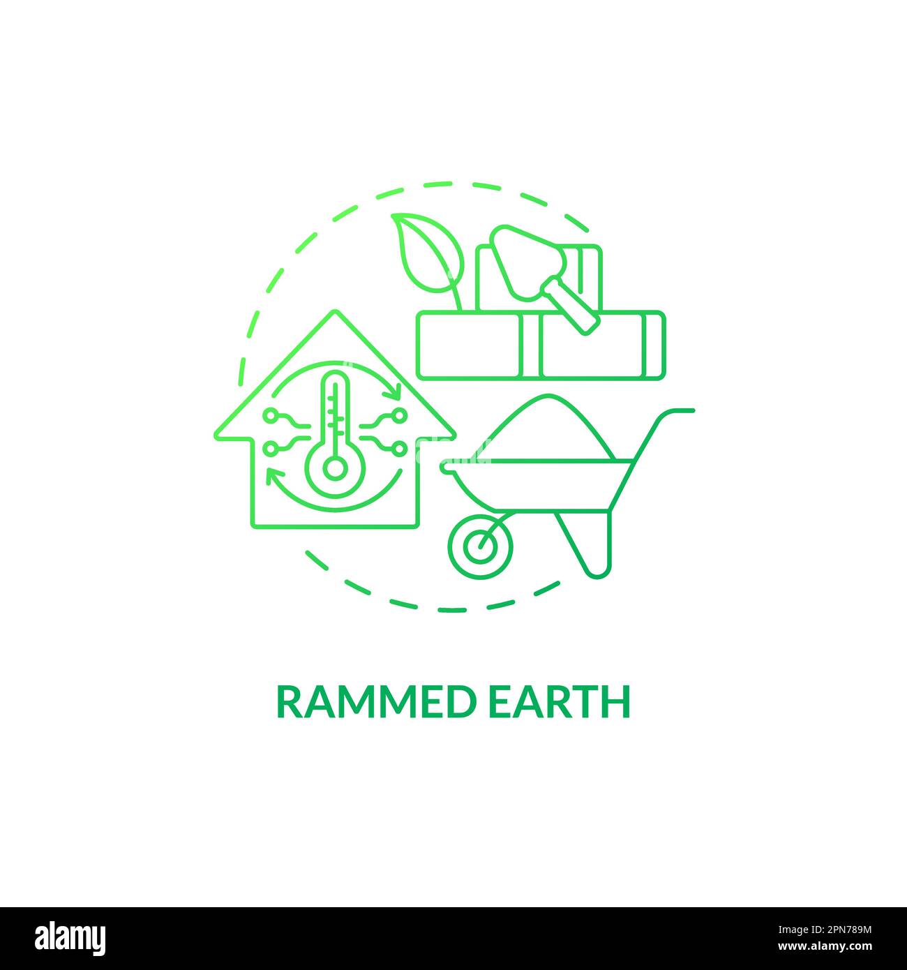 Rammed earth wall Stock Vector Images - Alamy