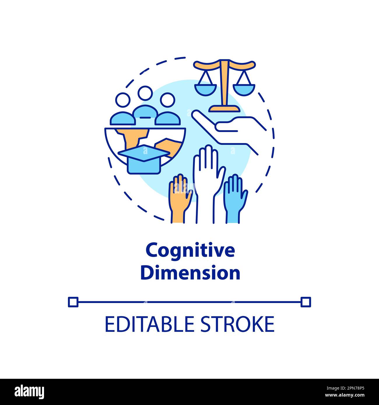 Cognitive dimension concept icon Stock Vector Image & Art - Alamy