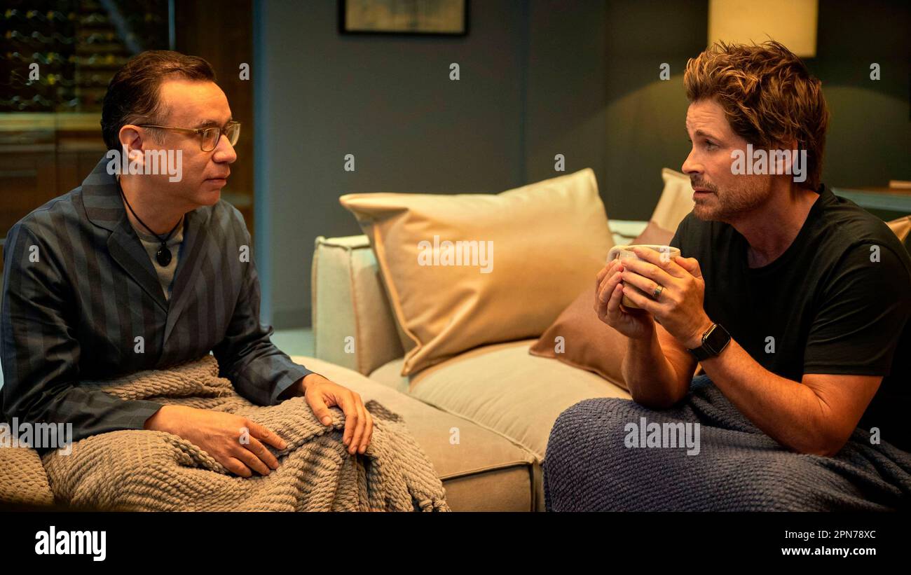 ROB LOWE and FRED ARMISEN in UNSTABLE (2023), directed by JAY ...