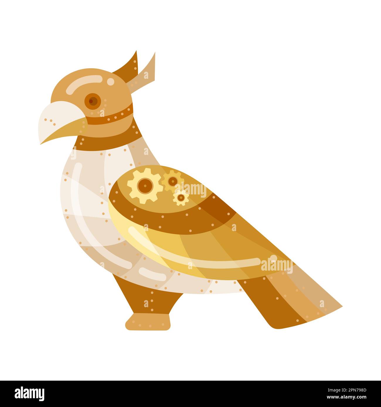 Mechanical bird cartoon illustration Stock Vector Image & Art - Alamy