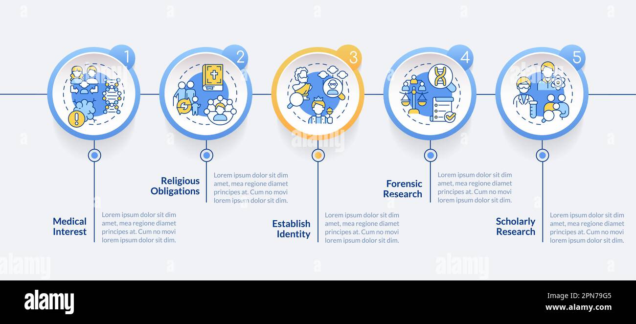 Genealogical research motivation blue circle infographic template Stock ... Genealogical research motivation blue circle infographic template Stock ...