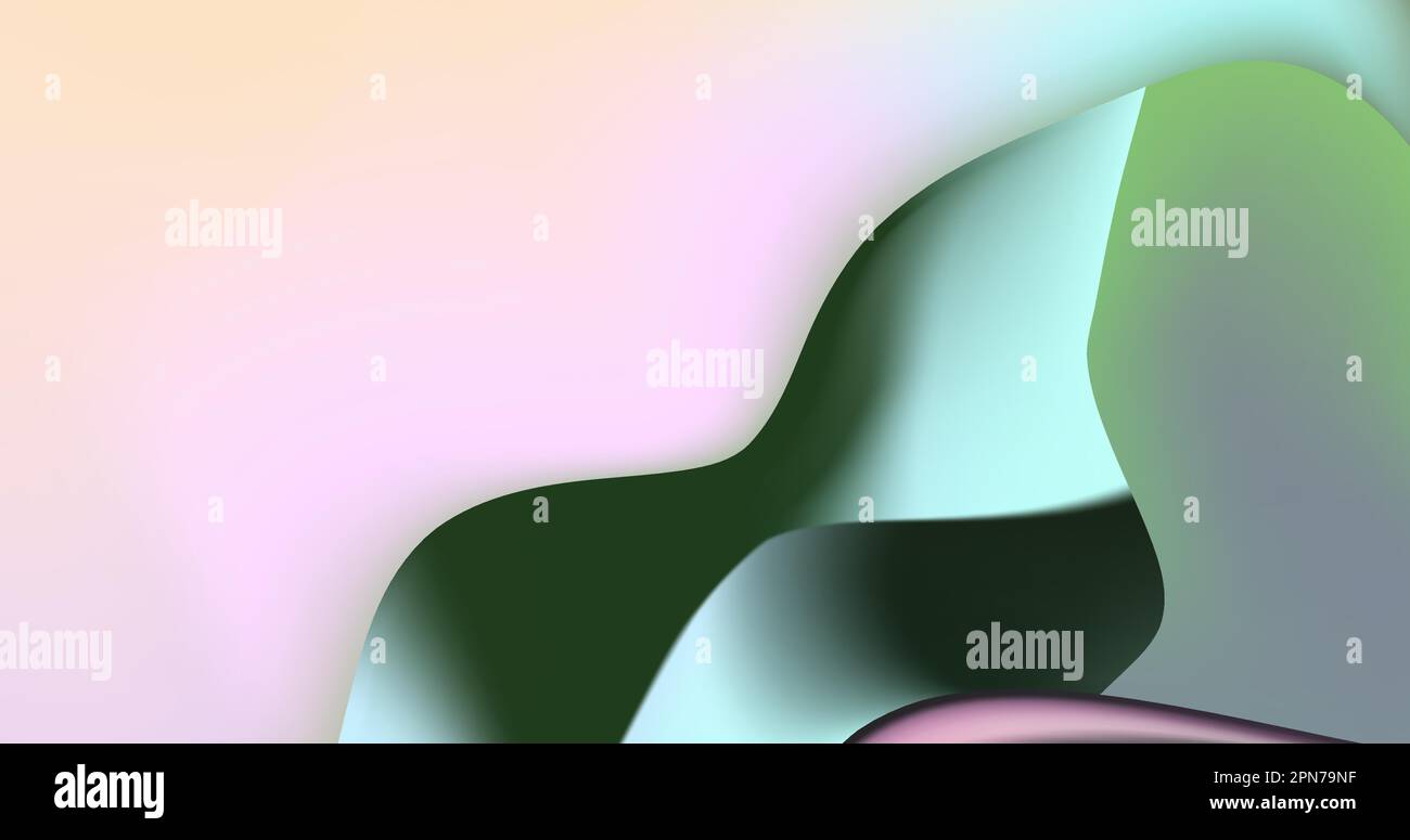 blue neon hologram dreamy background.Minimalist design consisting of a ...
