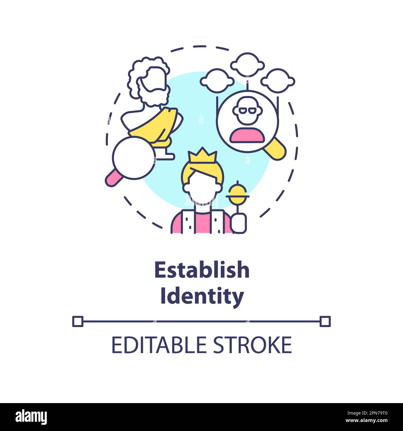 Health history, chronic diseases rectangle infographic template Stock ...