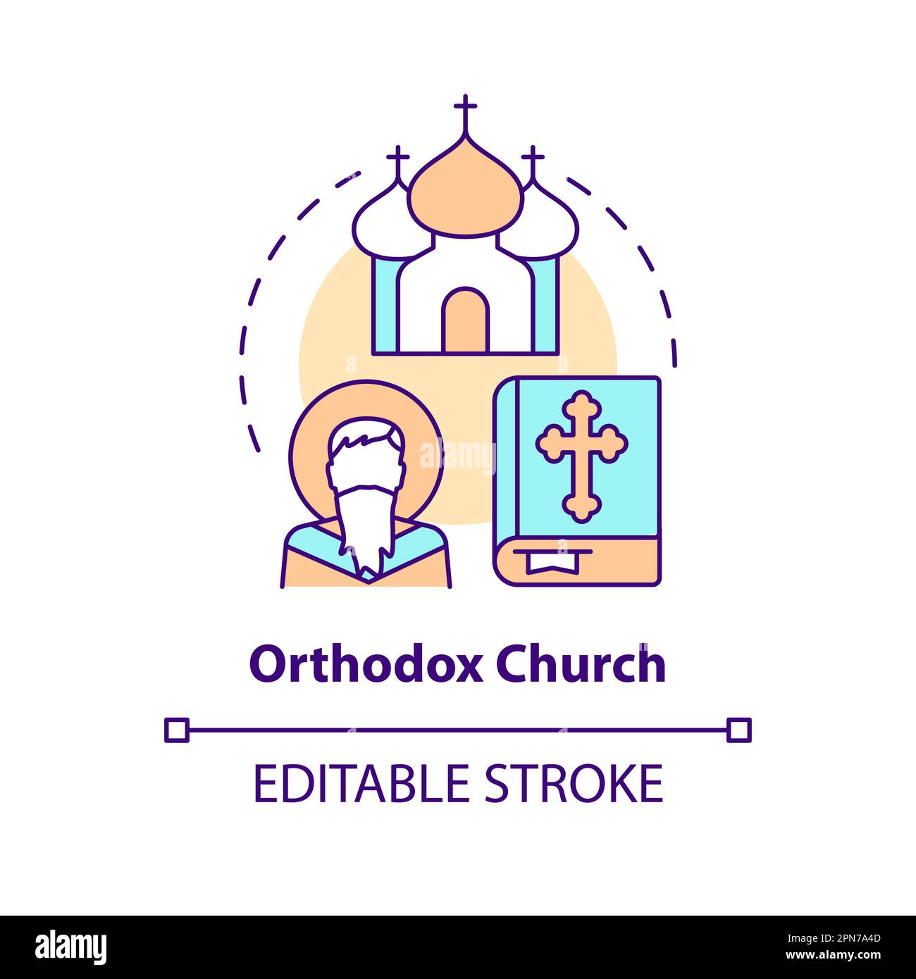 Eastern church community Stock Vector Images - Alamy