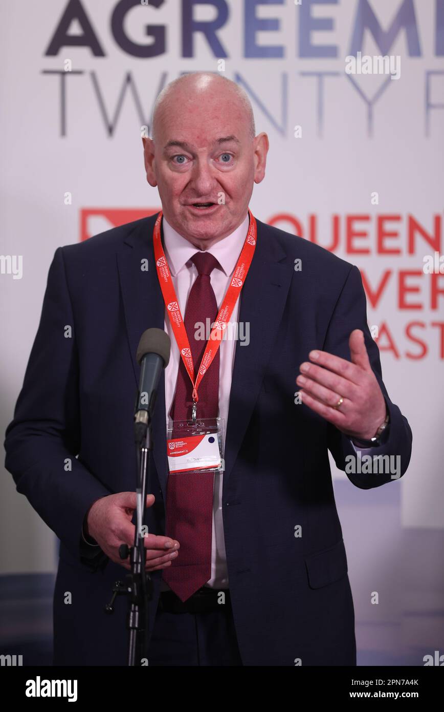 Mark Durgan attending the three-day international conference at Queen's ...