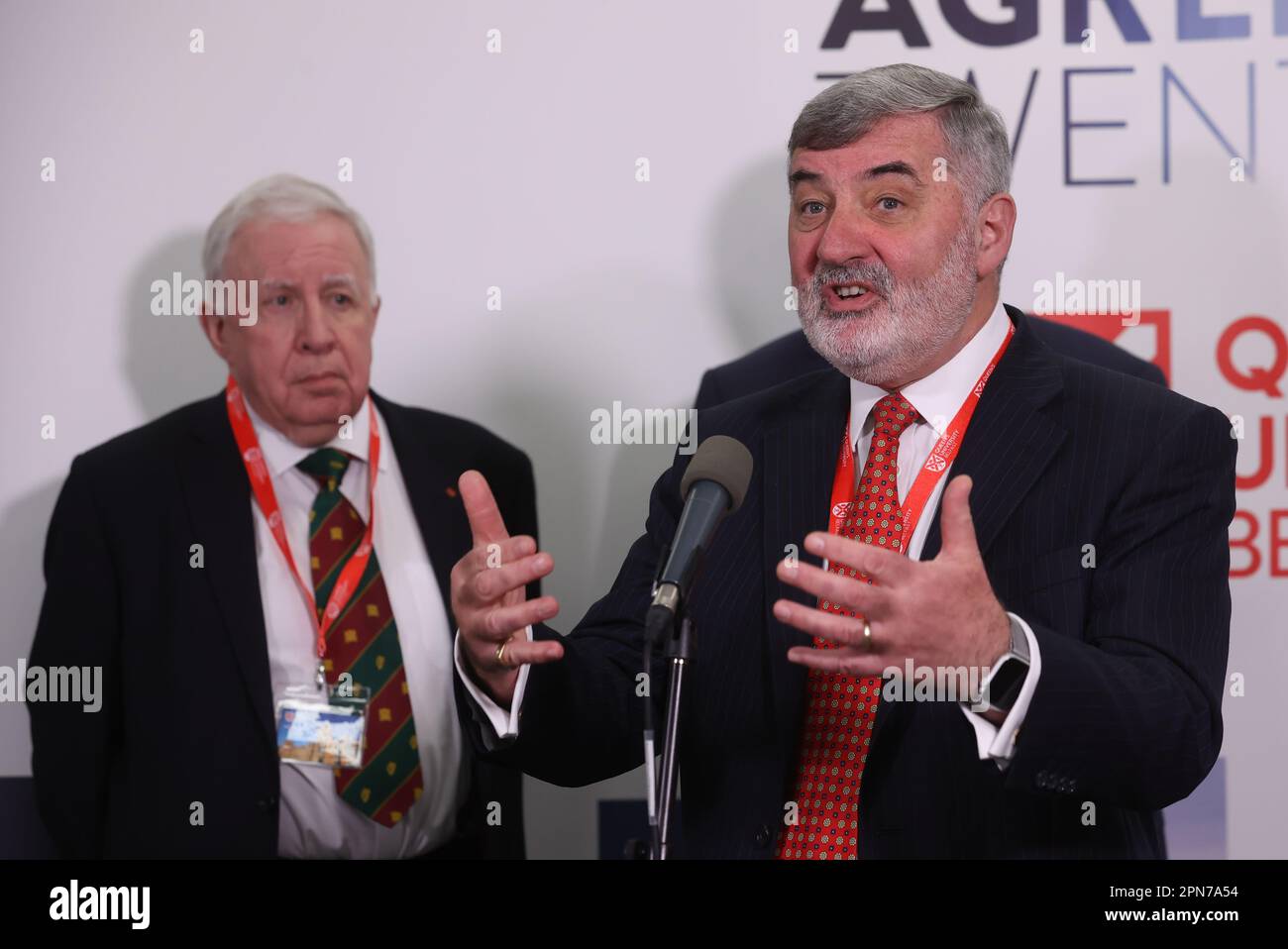 Lord Alderdice attending the three-day international conference at ...