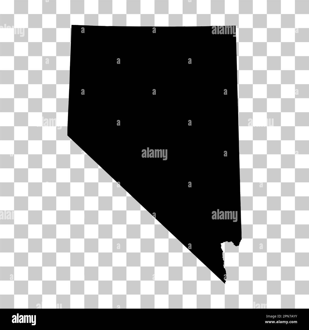 Nevada map shape, united states of america. Flat concept icon symbol ...