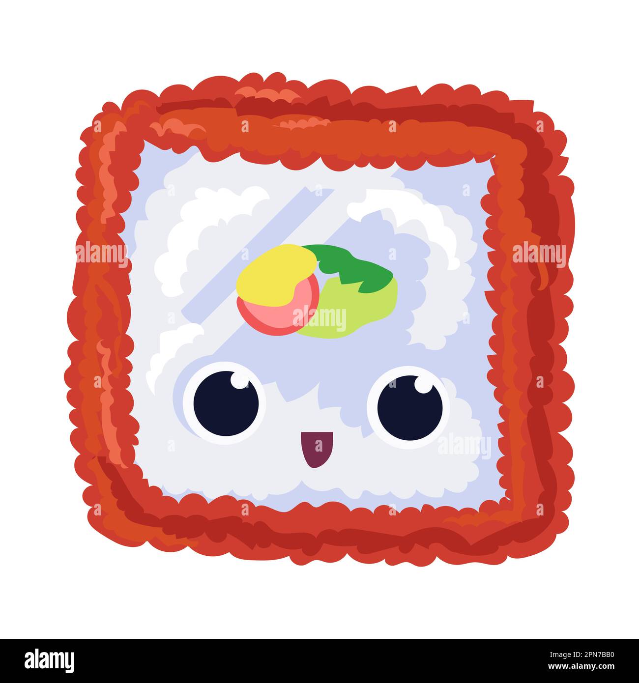 Fresh vegetable roll Stock Vector Images - Alamy