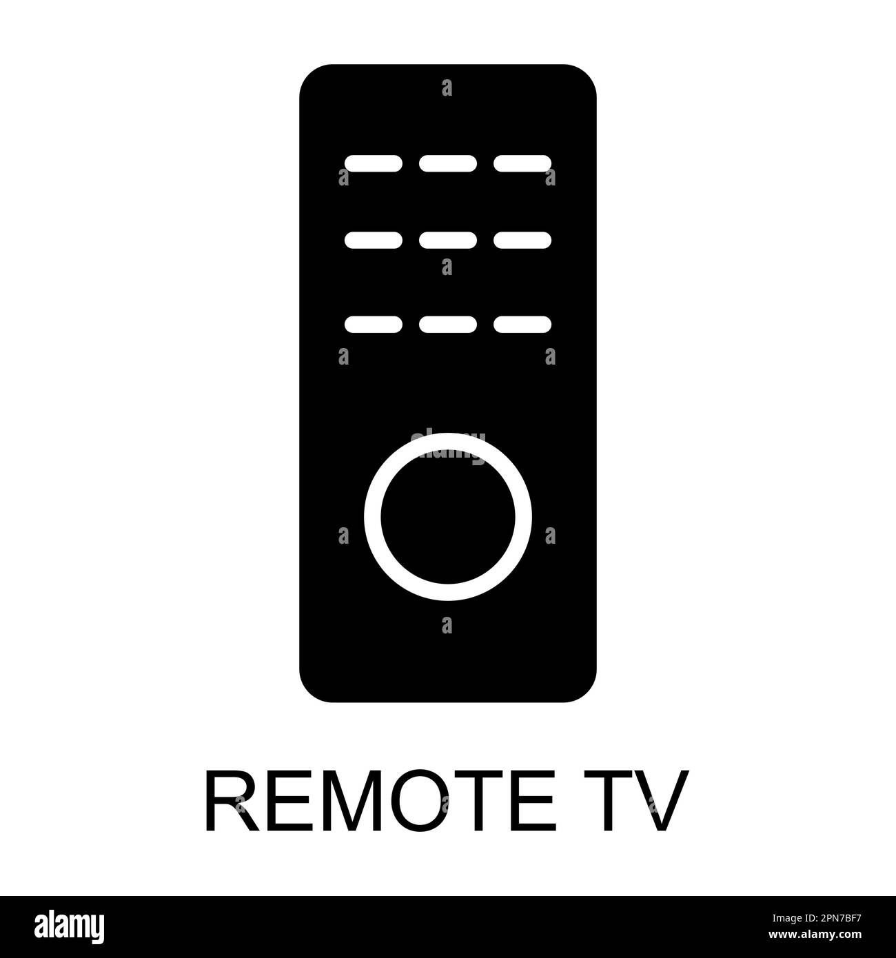Remote tv device icon, control technology media television sign, web ...
