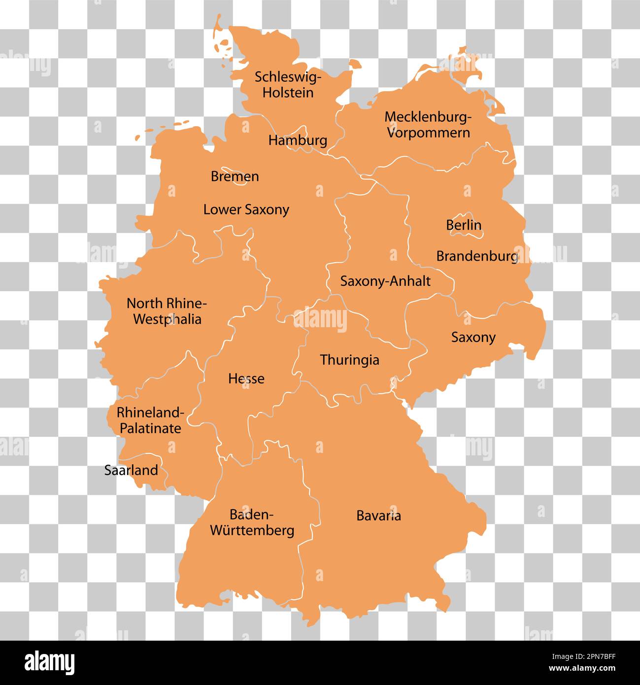 Germany map icon, geography blank concept, isolated graphic background ...