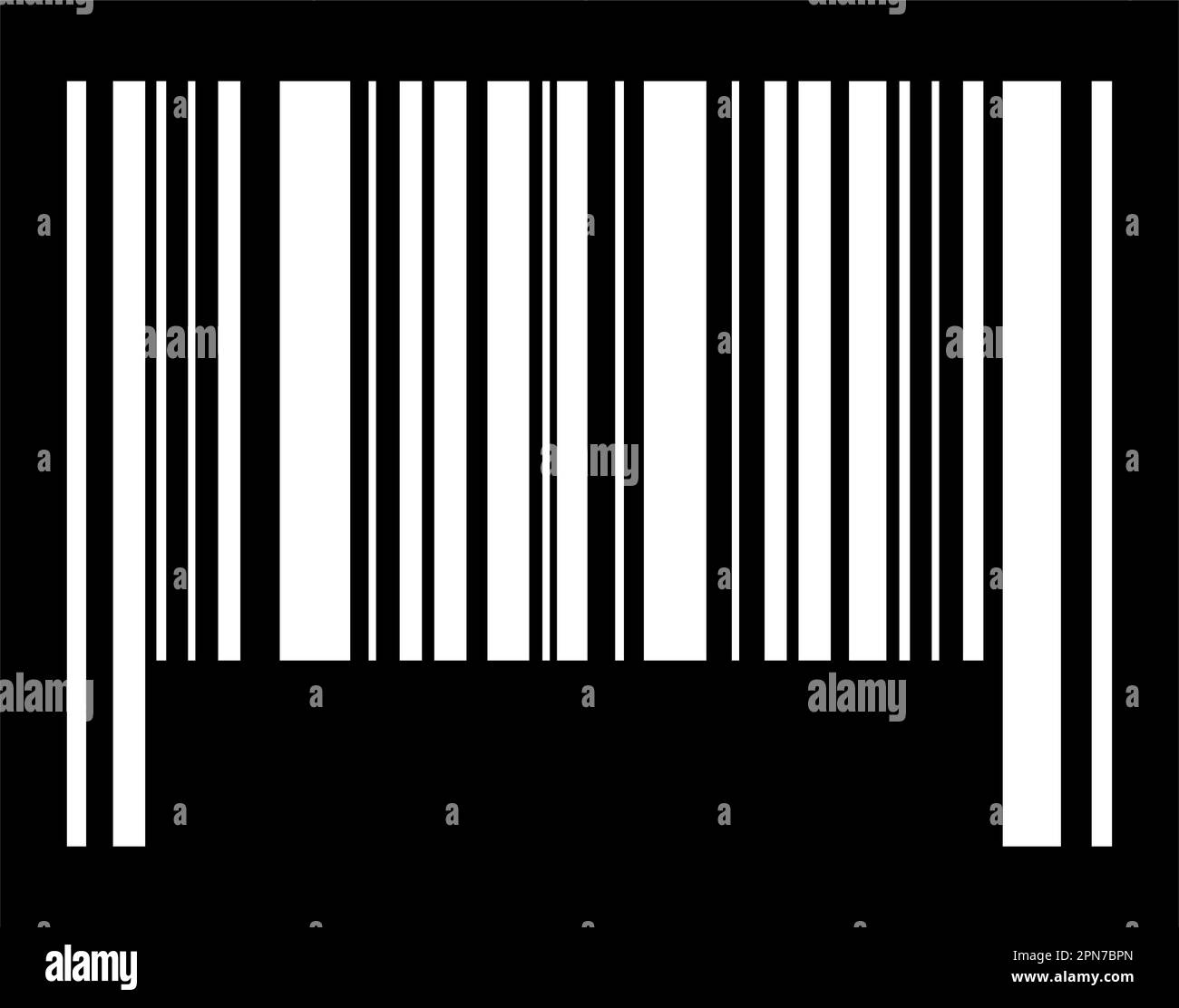 Barcode vector icon. Bar code for web flat design. Isolated ...