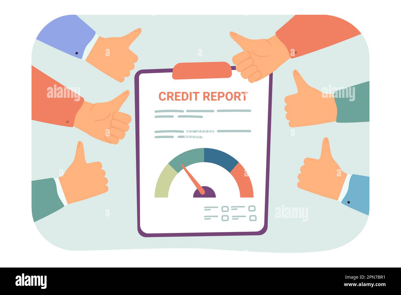 Personal credit report Cut Out Stock Images & Pictures - Alamy