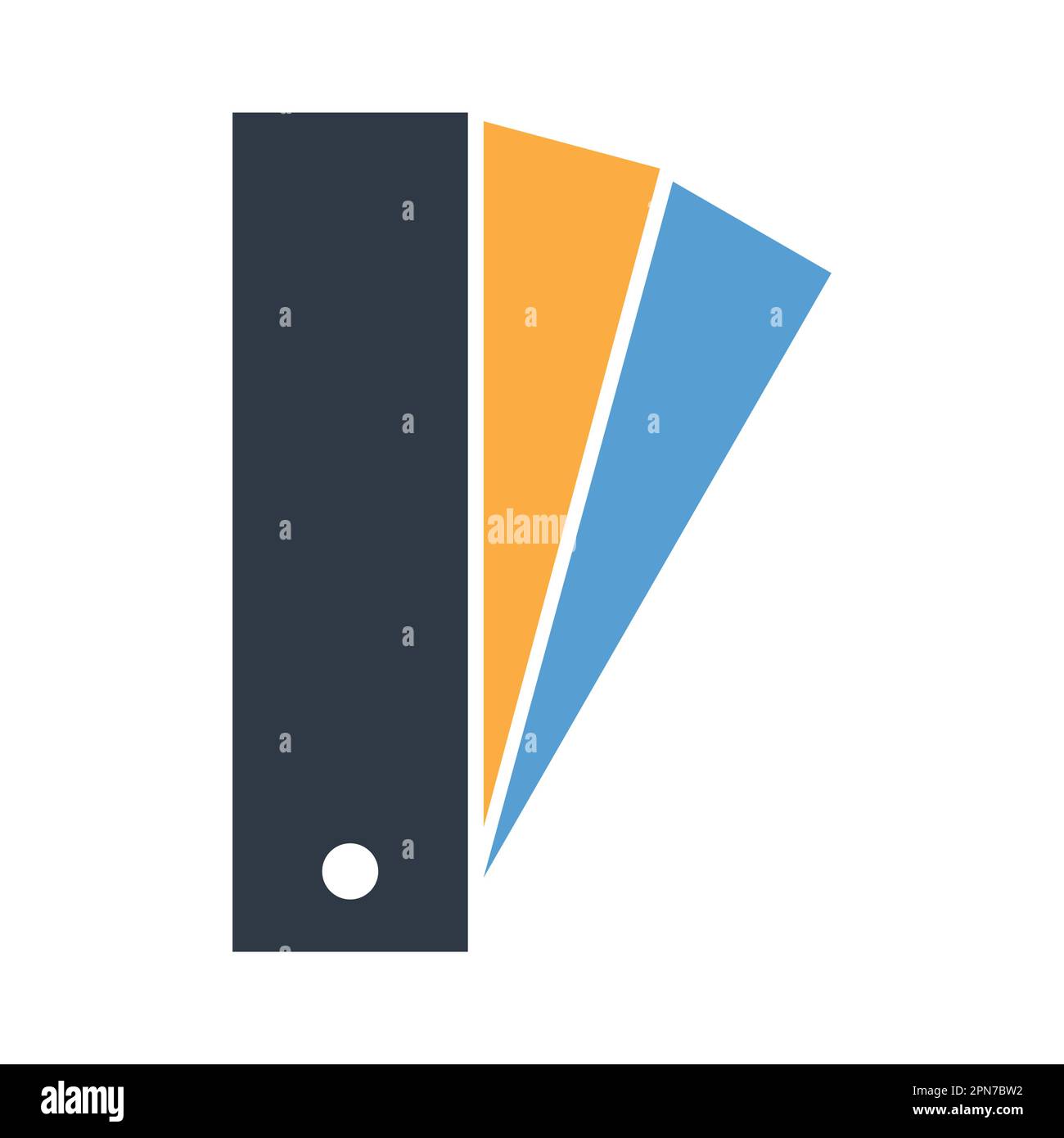 Pantone color icon, colorful graphic catalog symbol, color template web ...