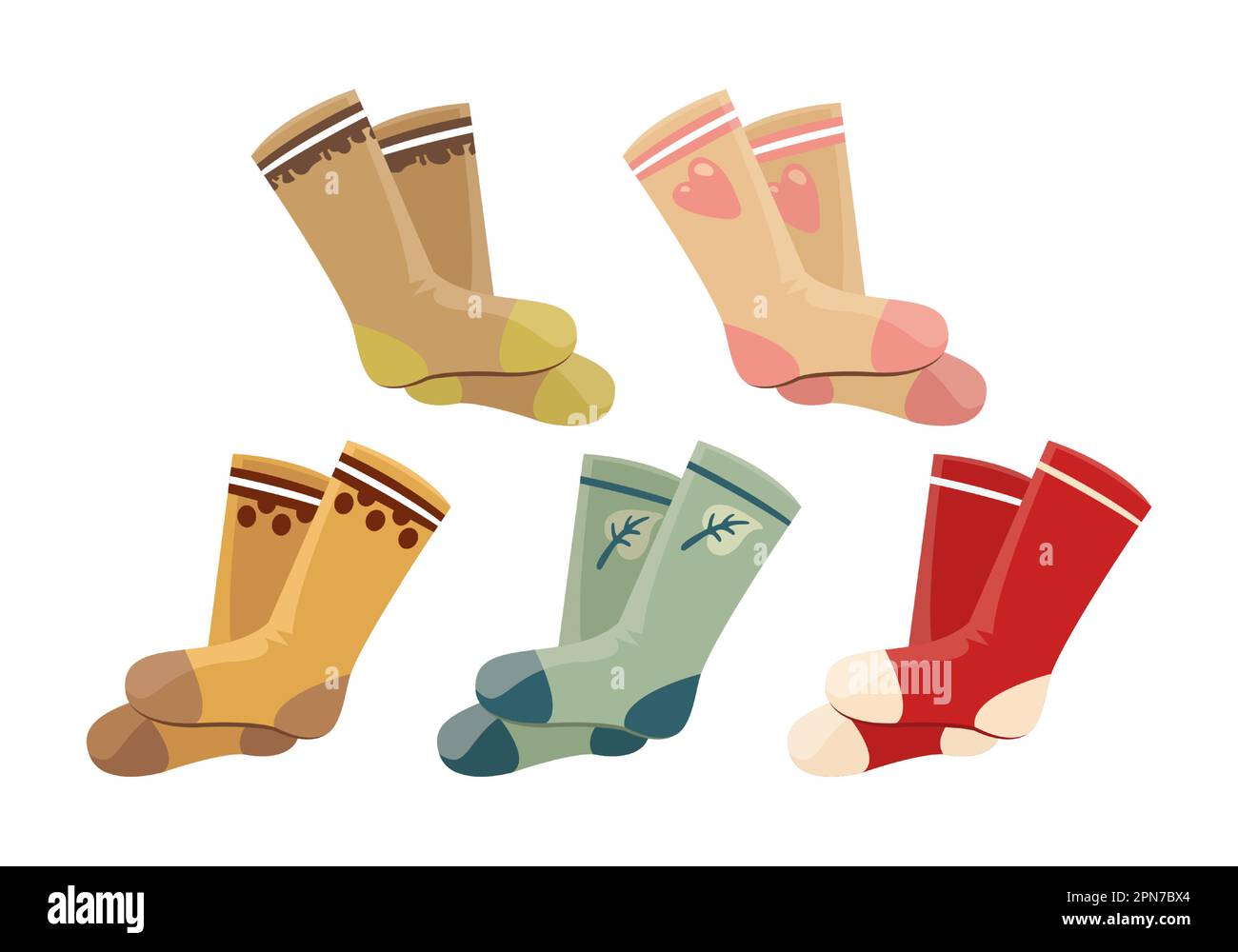 Girl with long socks Cut Out Stock Images & Pictures - Alamy