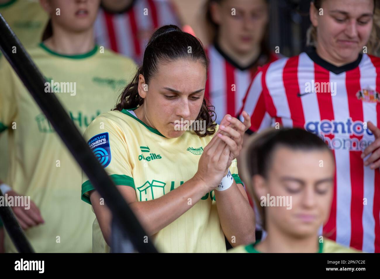 16 April 2023. Brooke Aspin. Barclays Women's Championship game between ...
