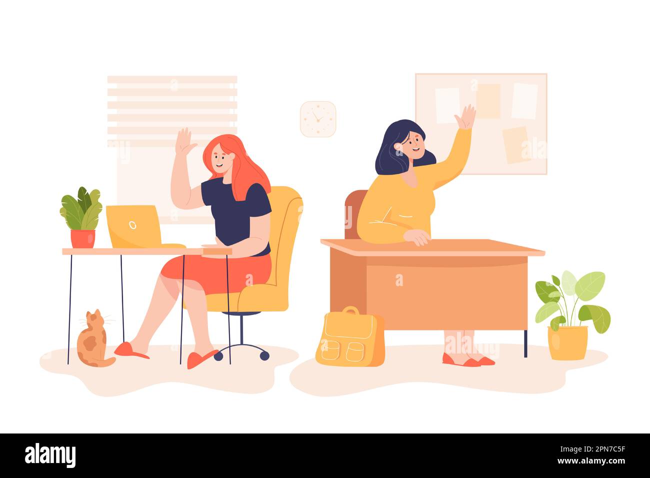 Adults classroom Stock Vector Images - Alamy