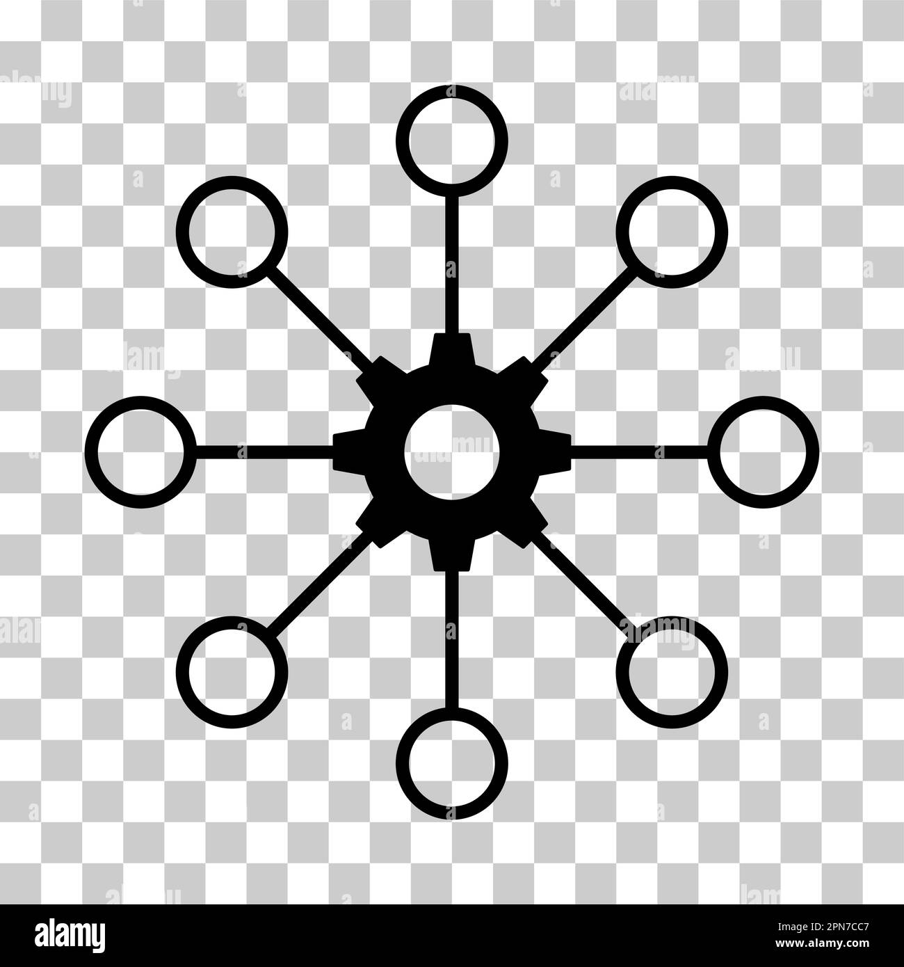 Multichannel digital design icon, omnichannel flat web symbol, internet ...