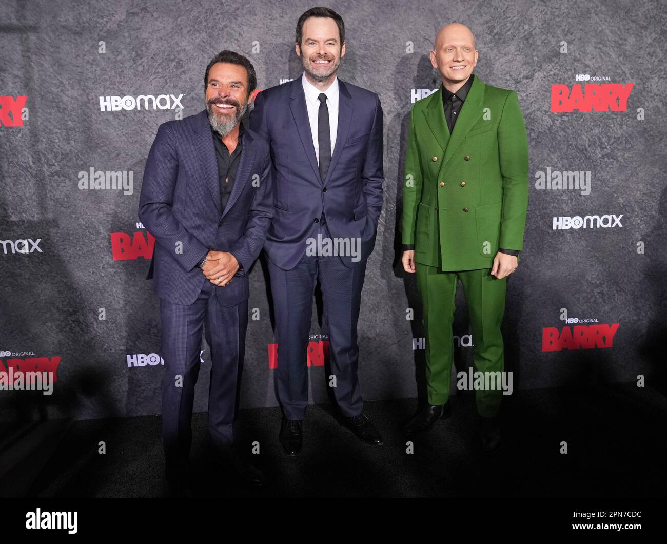 Los Angeles, USA. 16th Apr, 2023. (L-R) Michael Irby, Bill Hader and ...