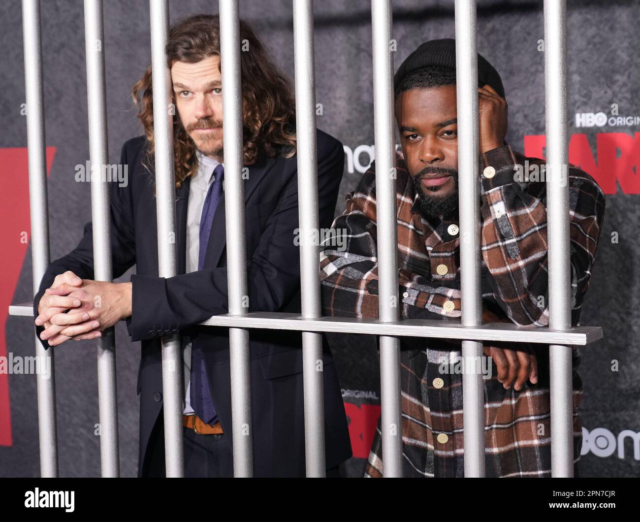 Los Angeles, USA. 16th Apr, 2023. (L-R) Andre Hyland and Tobie Windham ...