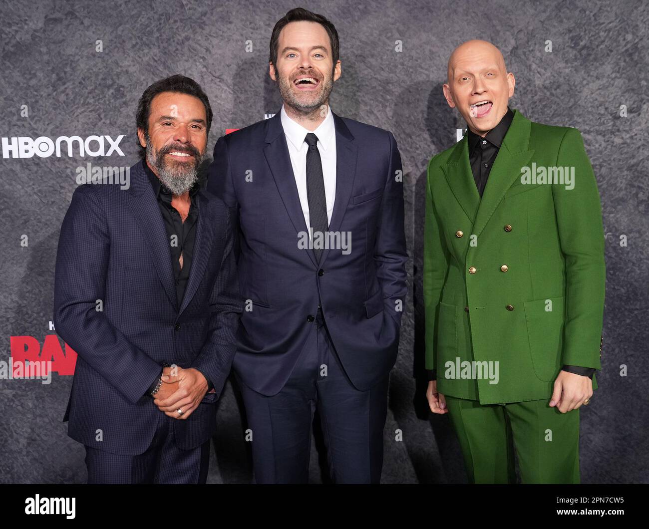 Los Angeles, USA. 16th Apr, 2023. (L-R) Michael Irby, Bill Hader and ...
