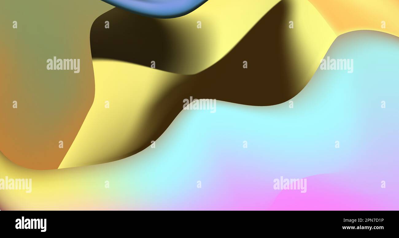 blue neon hologram dreamy background.Minimalist design consisting of a ...