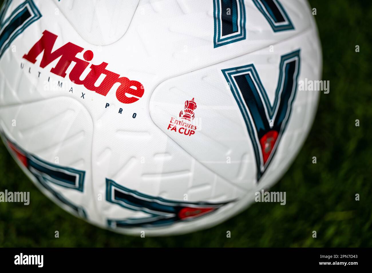 Mitre Pro Delta FA Cup Ball Stock Photo - Alamy