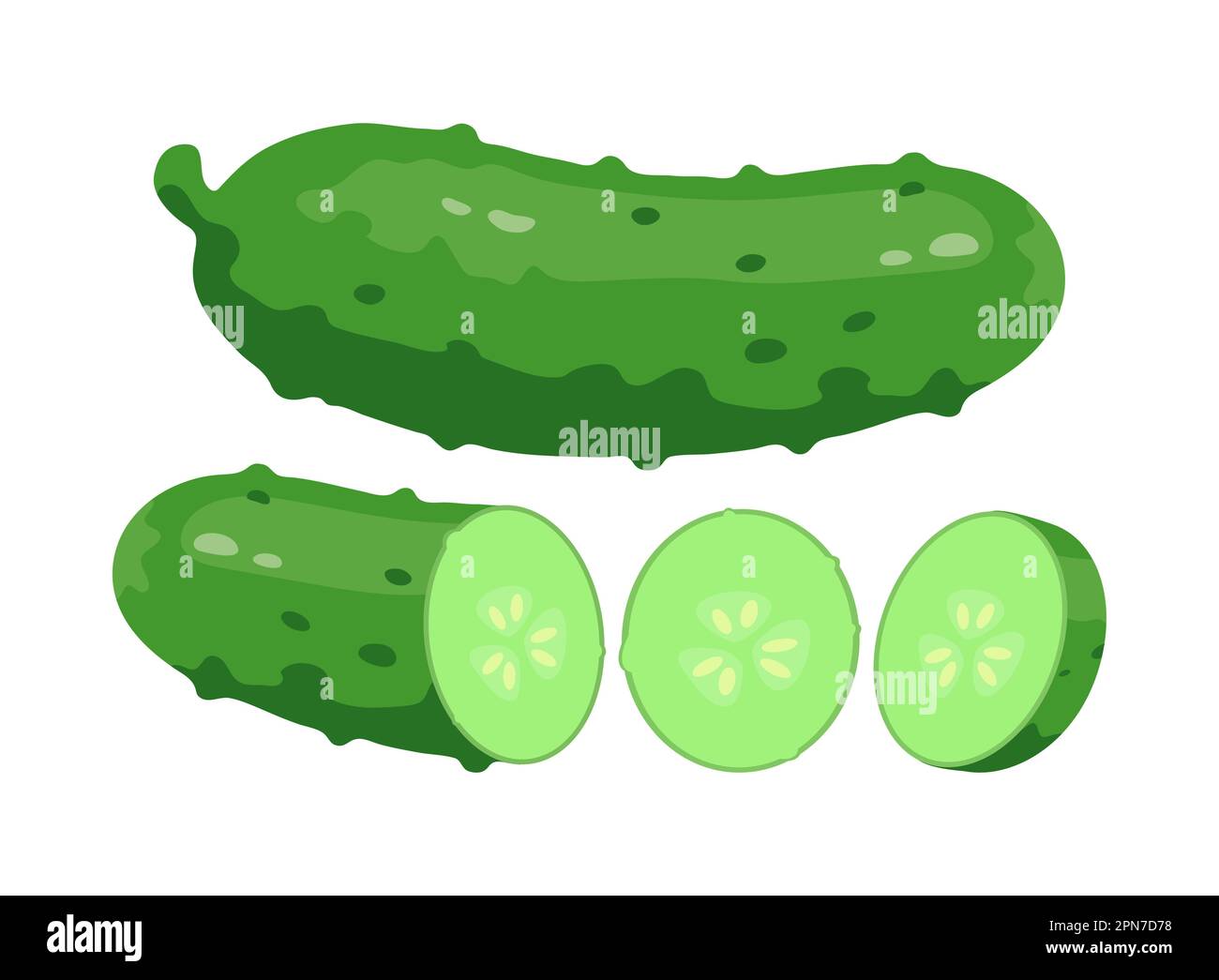 Cartoon cucumber hi-res stock photography and images - Alamy