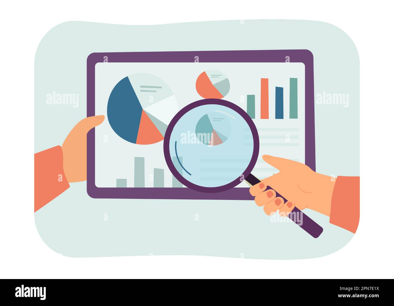 Statistics cartoon hi-res stock photography and images - Alamy