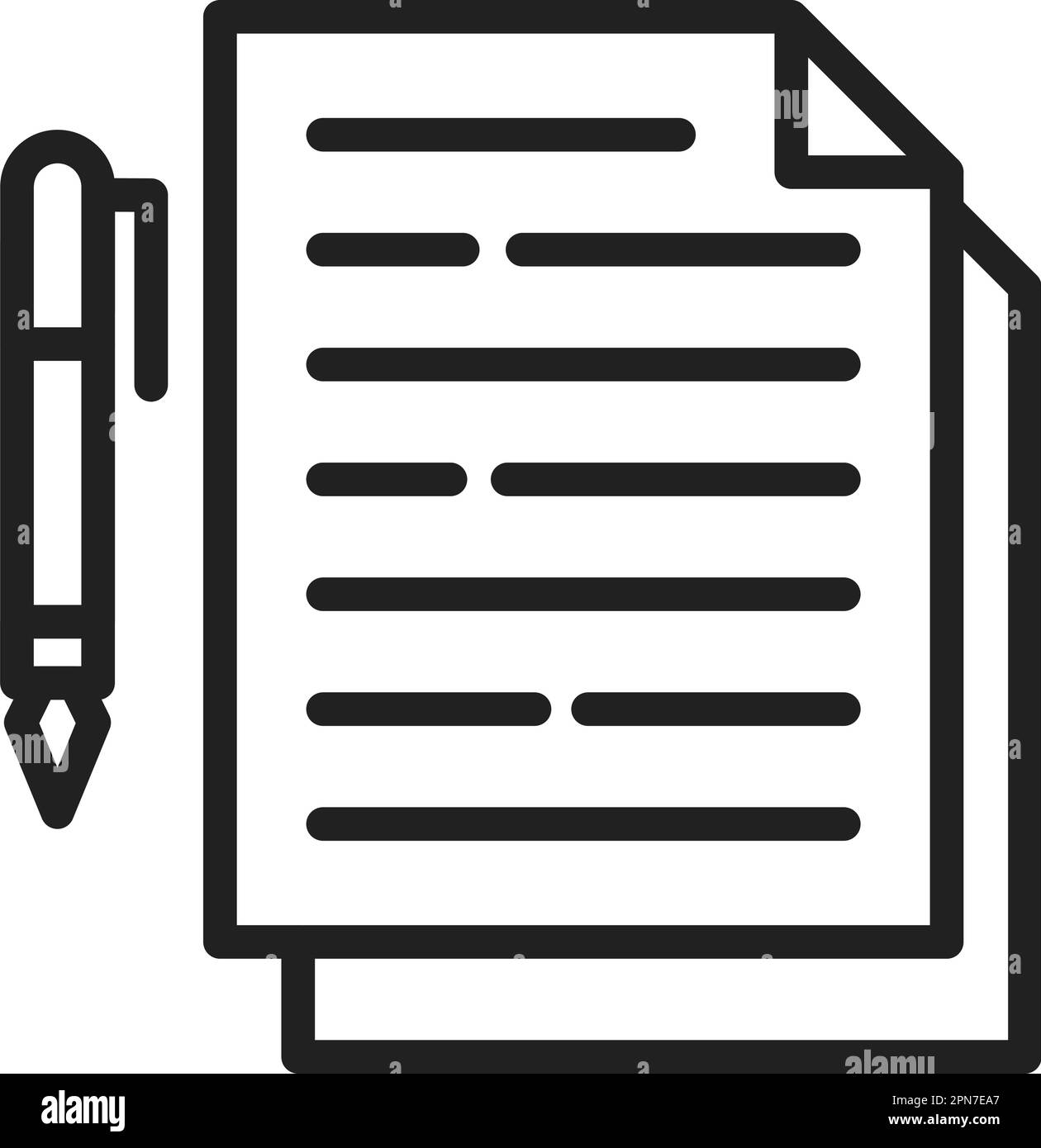 Articles Icon Vector Image Suitable For Mobile Apps Web Apps And