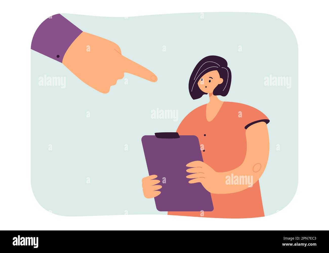 Pointing hand cartoon hi-res stock photography and images - Alamy