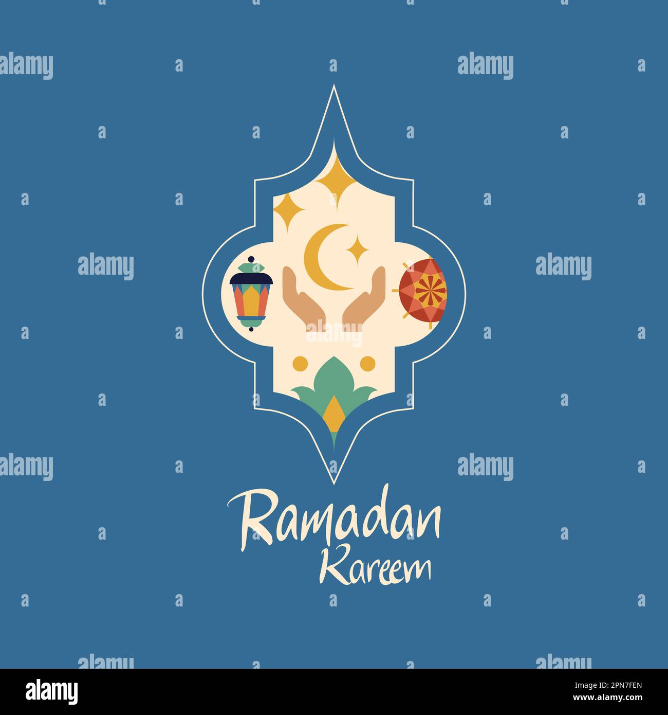 Ramadan kareem sign mosque Stock Vector Images - Alamy