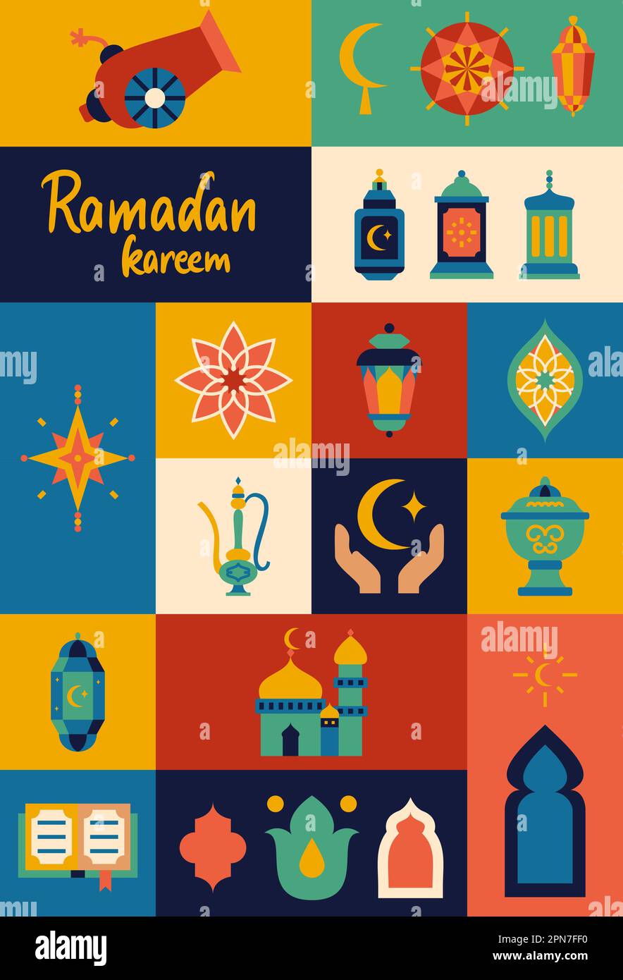 Ramadan Holiday Poster Stock Vector Image & Art - Alamy