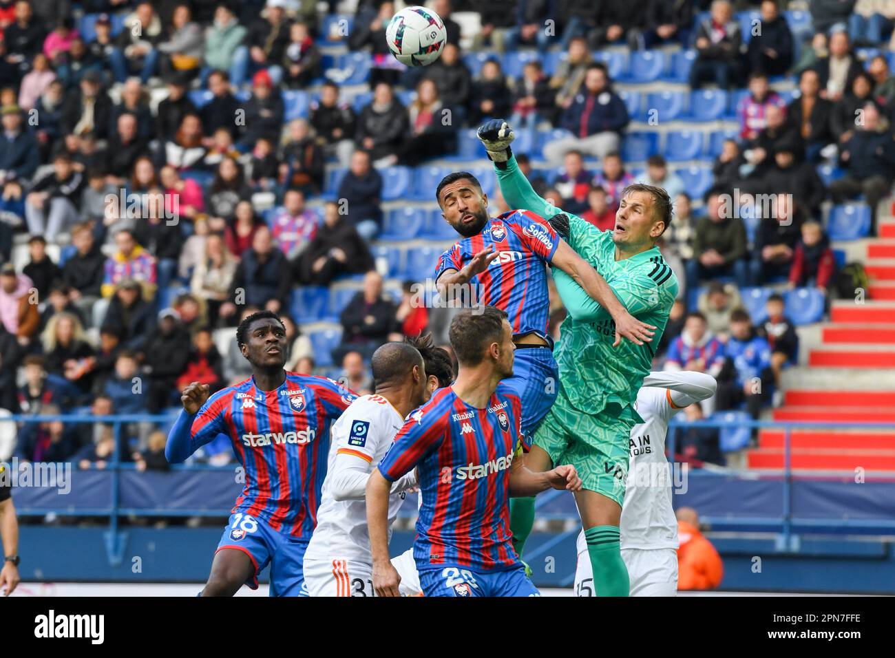 Caen, France. 15th Apr, 2023. © PHOTOPQR/OUEST FRANCE/Martin ROCHE ...
