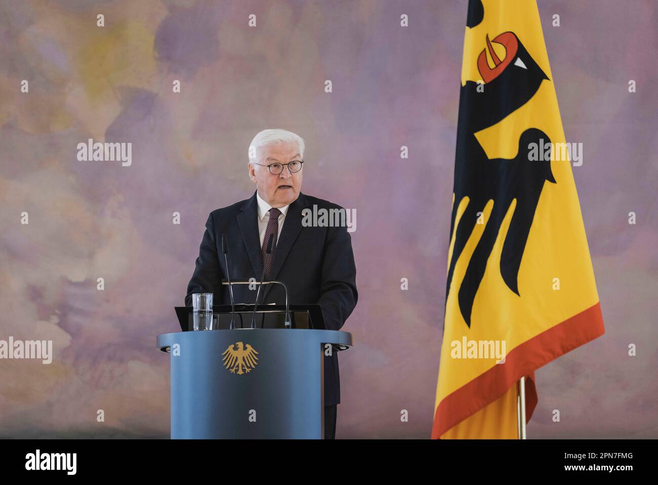 Berlin, Deutschland. 17th Apr, 2023. Federal President Frank-Walter ...