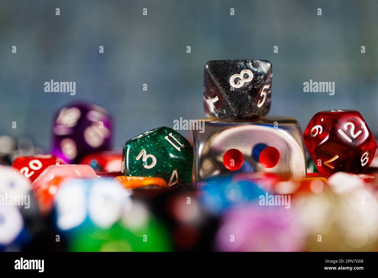 Dice for board game and role-playing game Stock Photo - Alamy