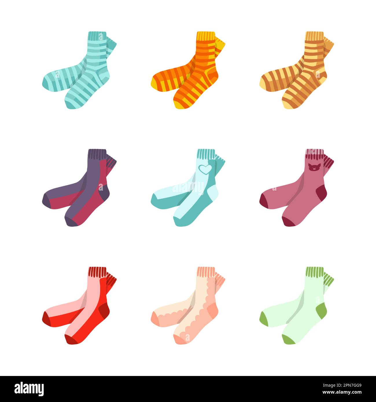 High white socks Stock Vector Images - Alamy