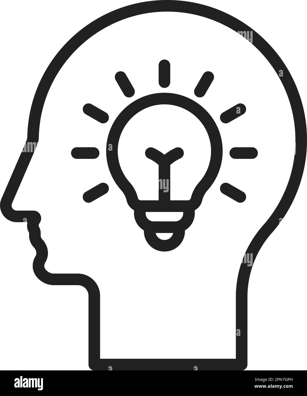 Brainstorming icon vector image. Suitable for mobile apps, web apps and print media Stock Vector ...