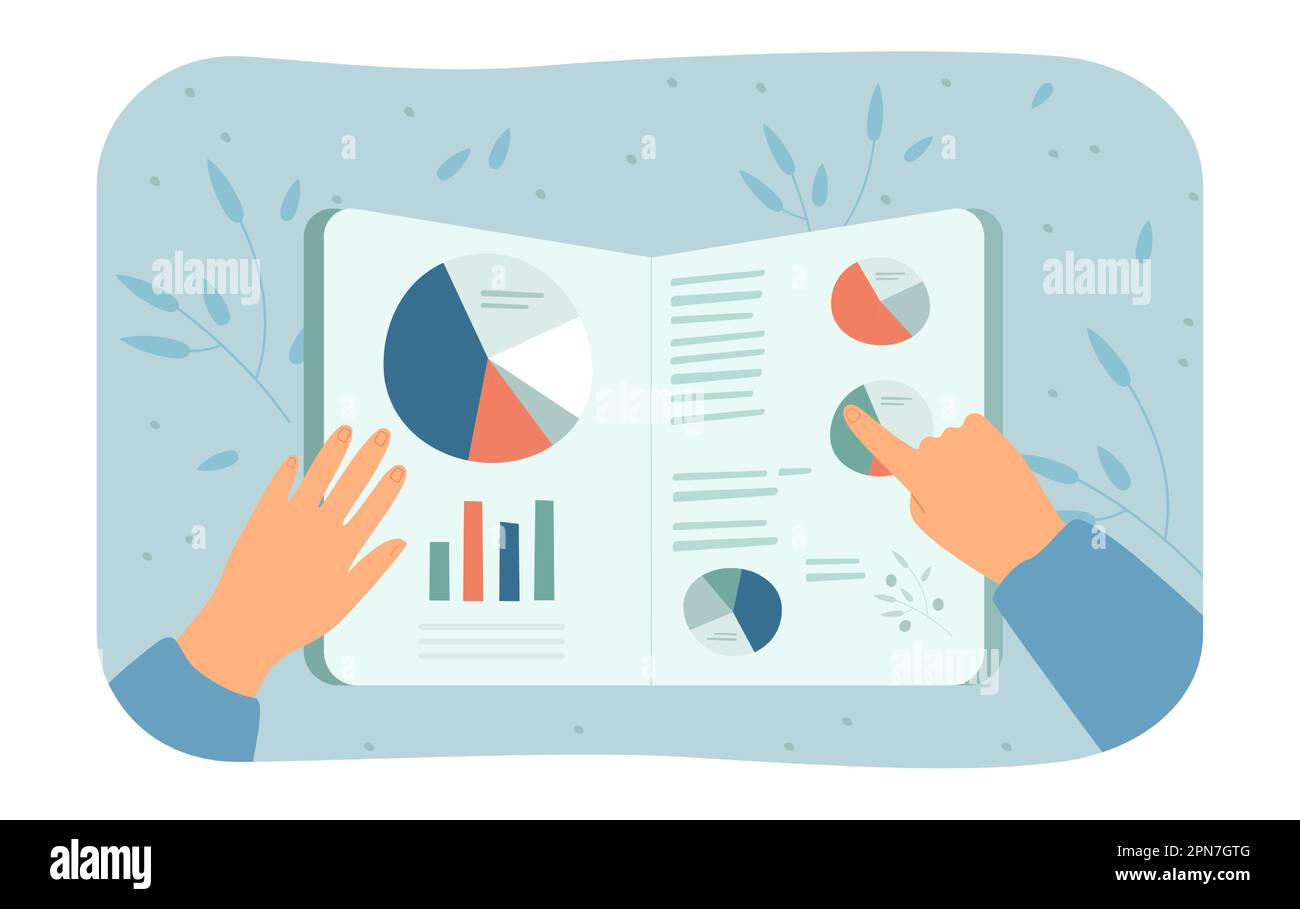 Studying charts Stock Vector Images - Alamy
