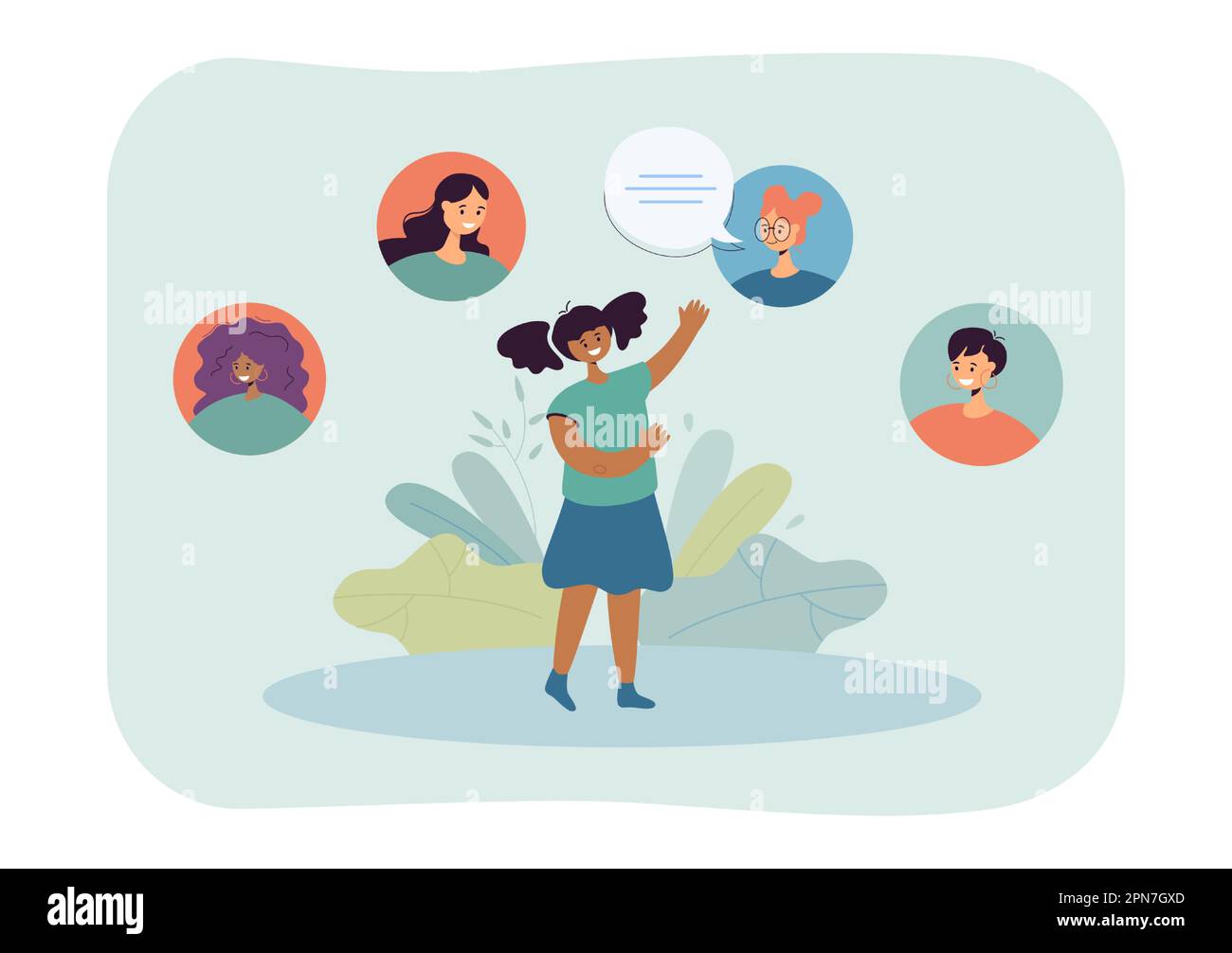 Virtual teacher avatar hi-res stock photography and images - Alamy