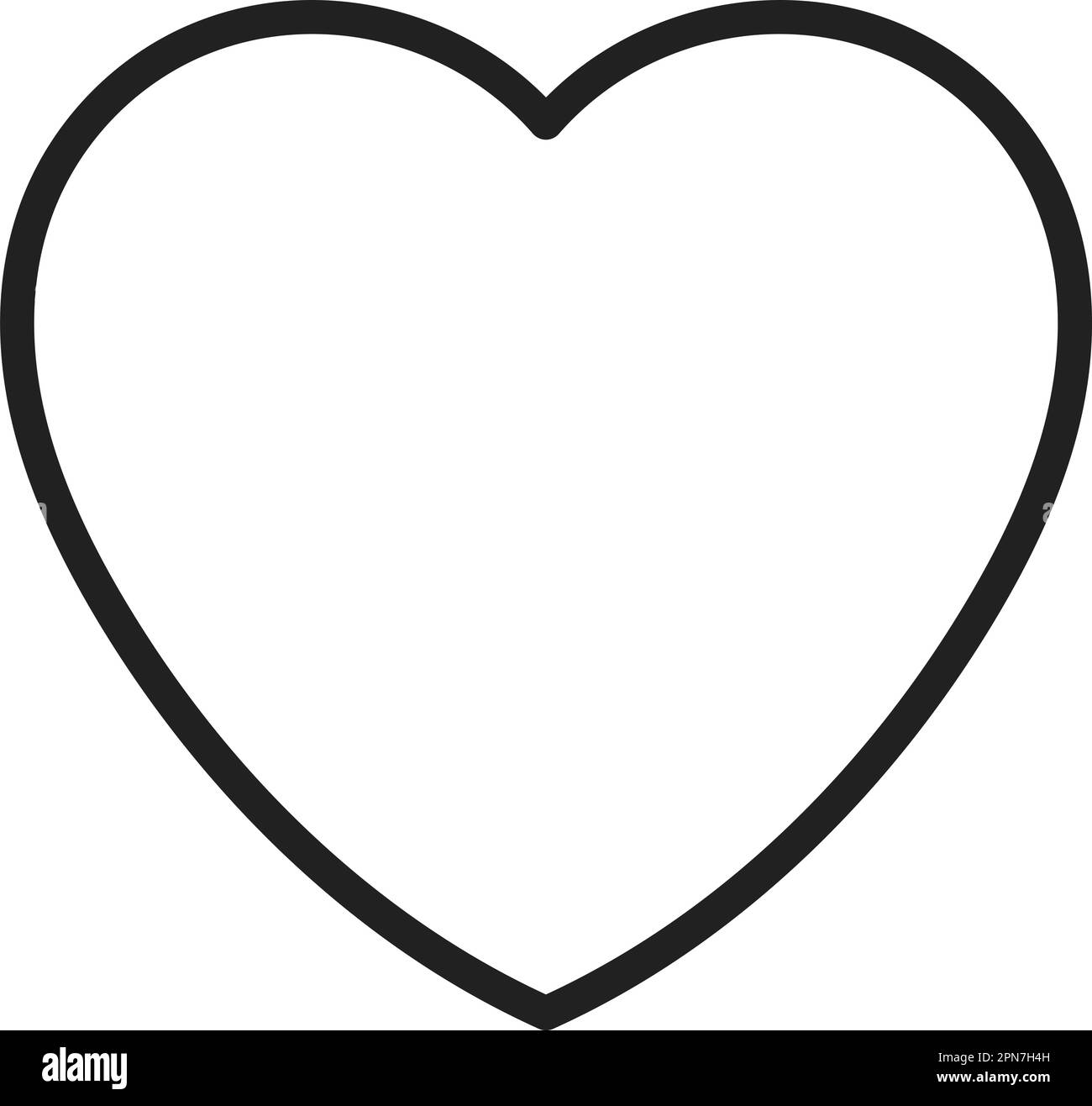 Black Heart icon vector image. Suitable for mobile apps, web apps and ...