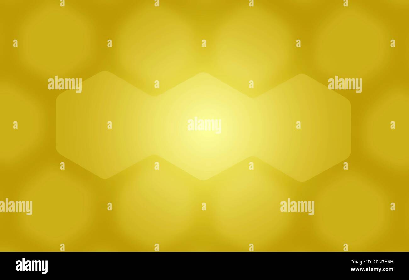 Illustration of Gradient Yellow Gold 3D Hexagon Shape Pattern for ...