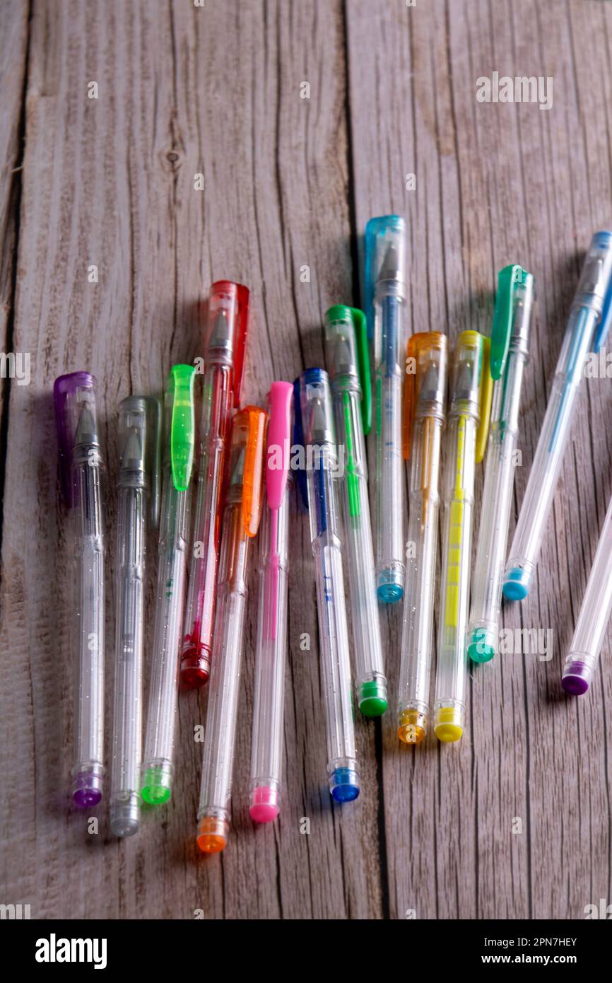 Coloured pen hi-res stock photography and images - Alamy