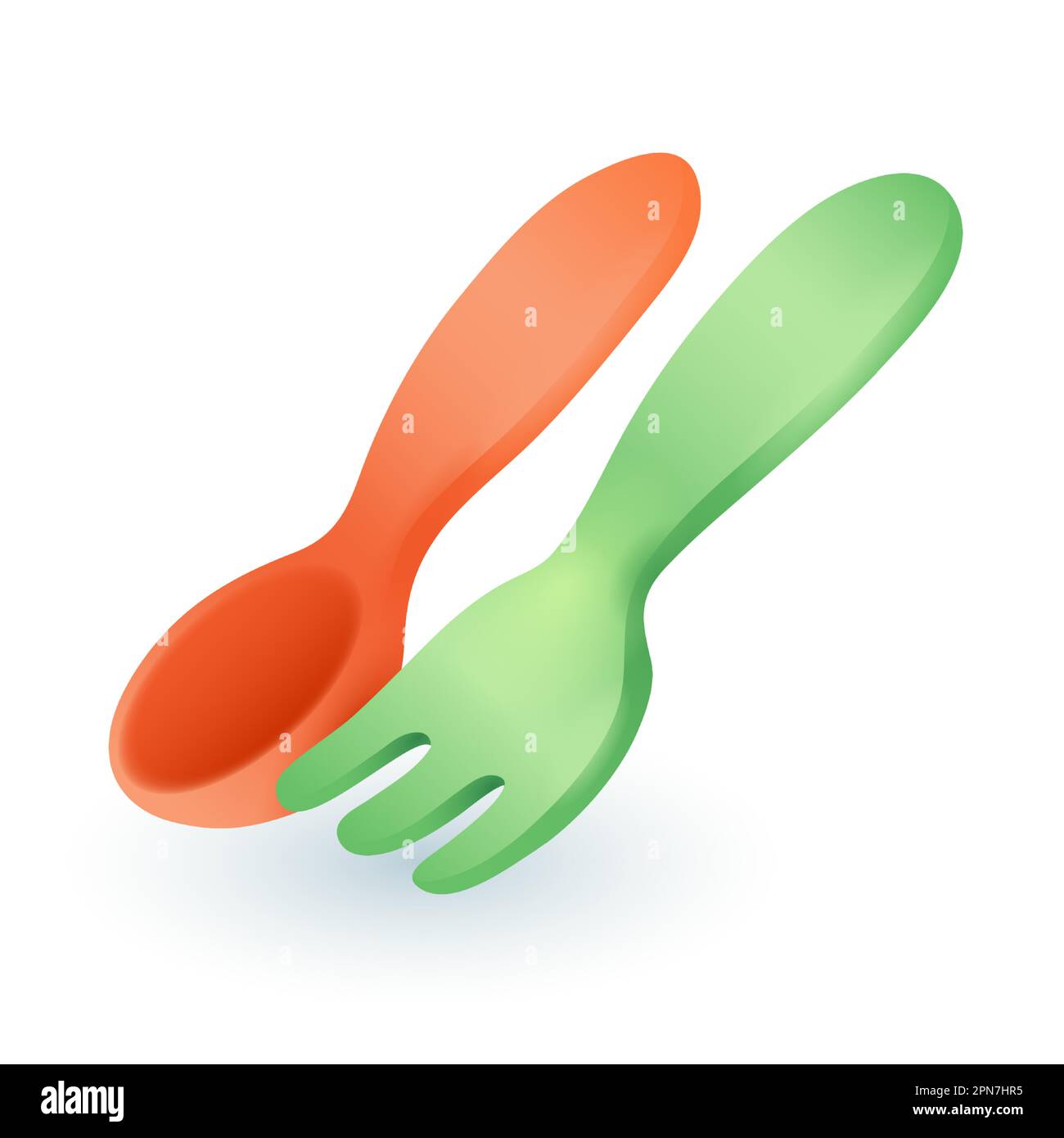 Plastic dinnerware Stock Vector Images - Alamy